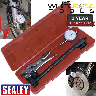 Sealey Brake Disc Run-Out Kit DTI Gauge Pliers Vehicle Service Ball ...