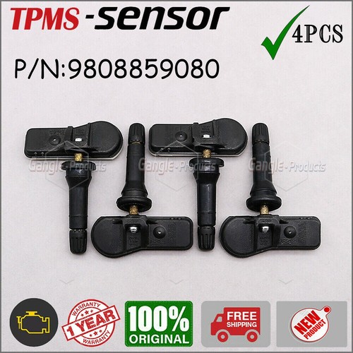 New Tire Pressure Sensor TPMS Set (4) For Peugeot Expert Citroen Jumpy ...
