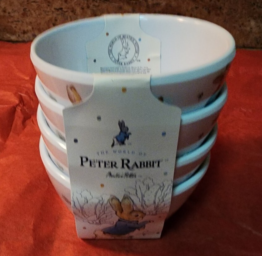 Beatrix Potter Peter Rabbit Melamine Mini Dessert Bowl Set Easter 🐣 ...