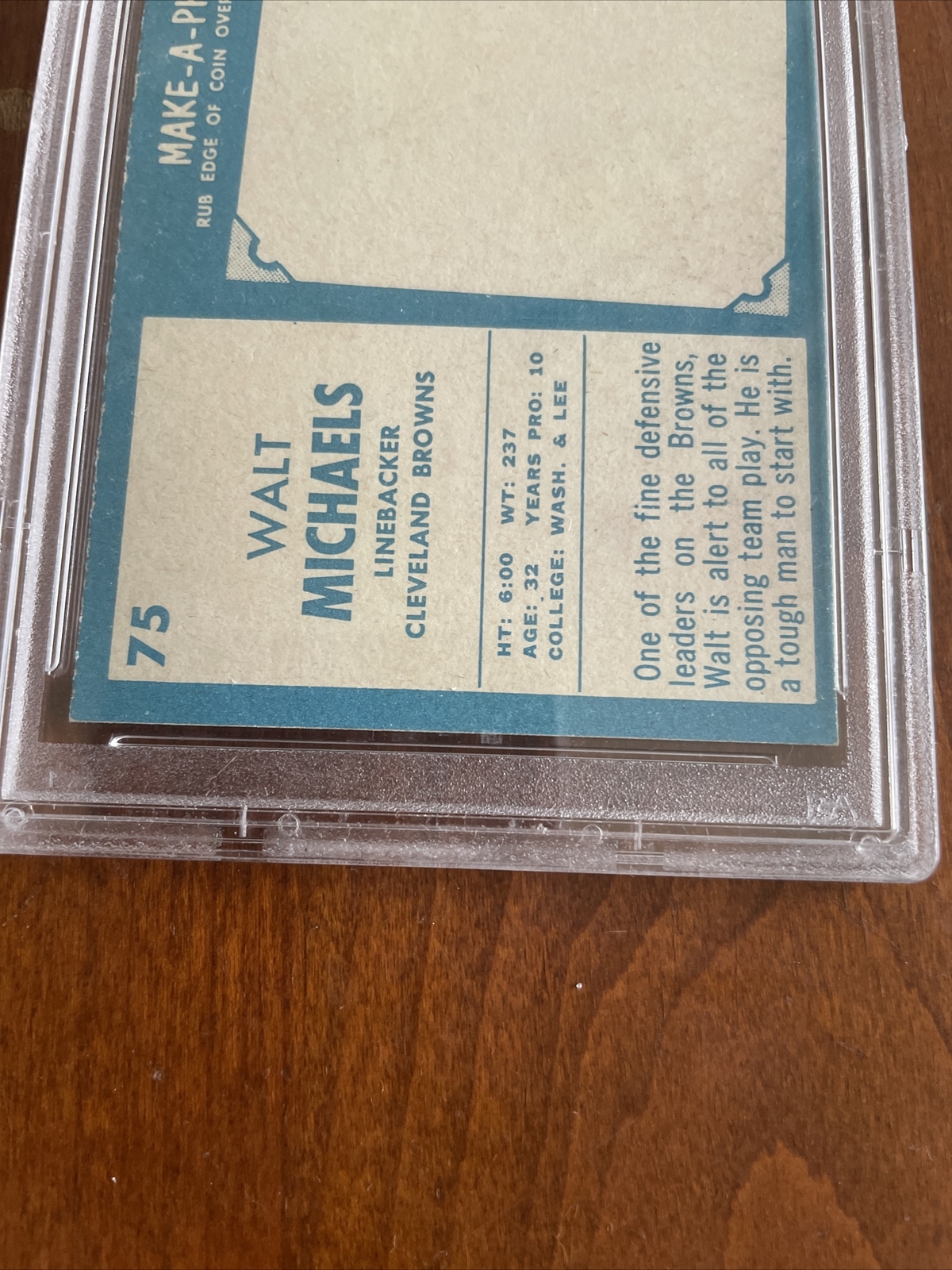 1961+Topps+-+%2375+Walt+Michaels for sale online | eBay