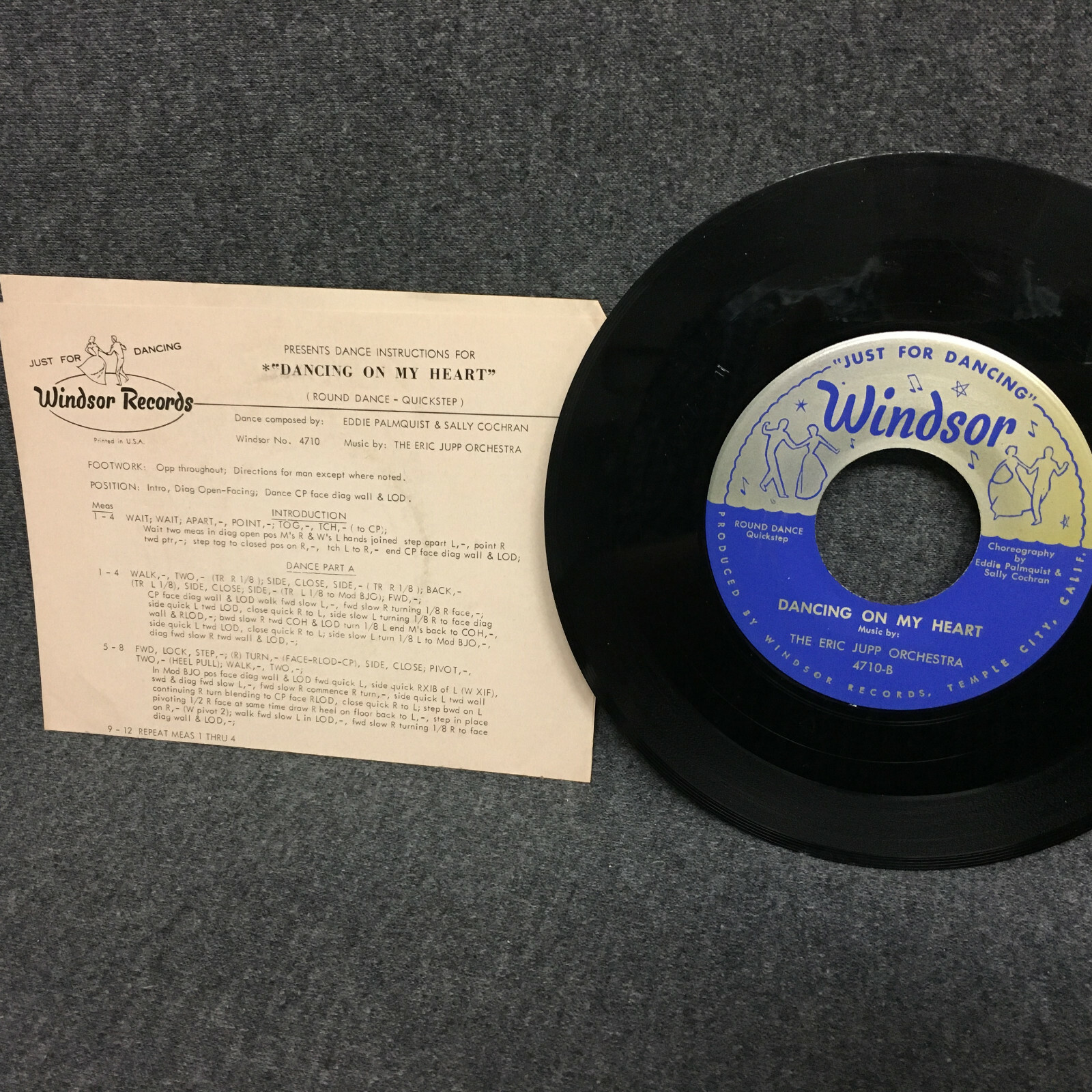 MEMO BERNABEI ORCH.,ERIC JUPP ORCH.,DANCING ON HEART ROUND DANCE RECORD ...