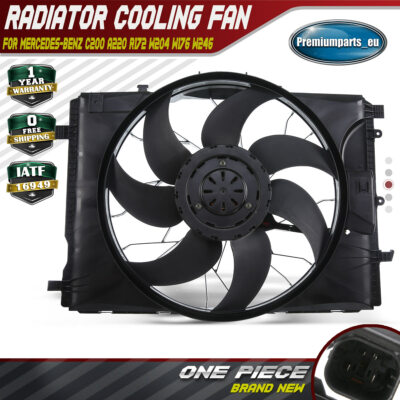 Radiator Cooling Fan for Mercedes-Benz W176 S204 A207 S212 X156 W246 ...