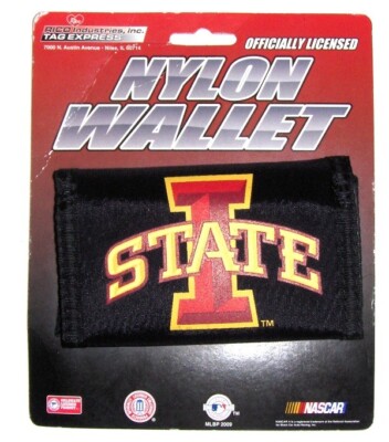 NCAA Rico Industries Nylon Trifold Wallet Iowa State | eBay