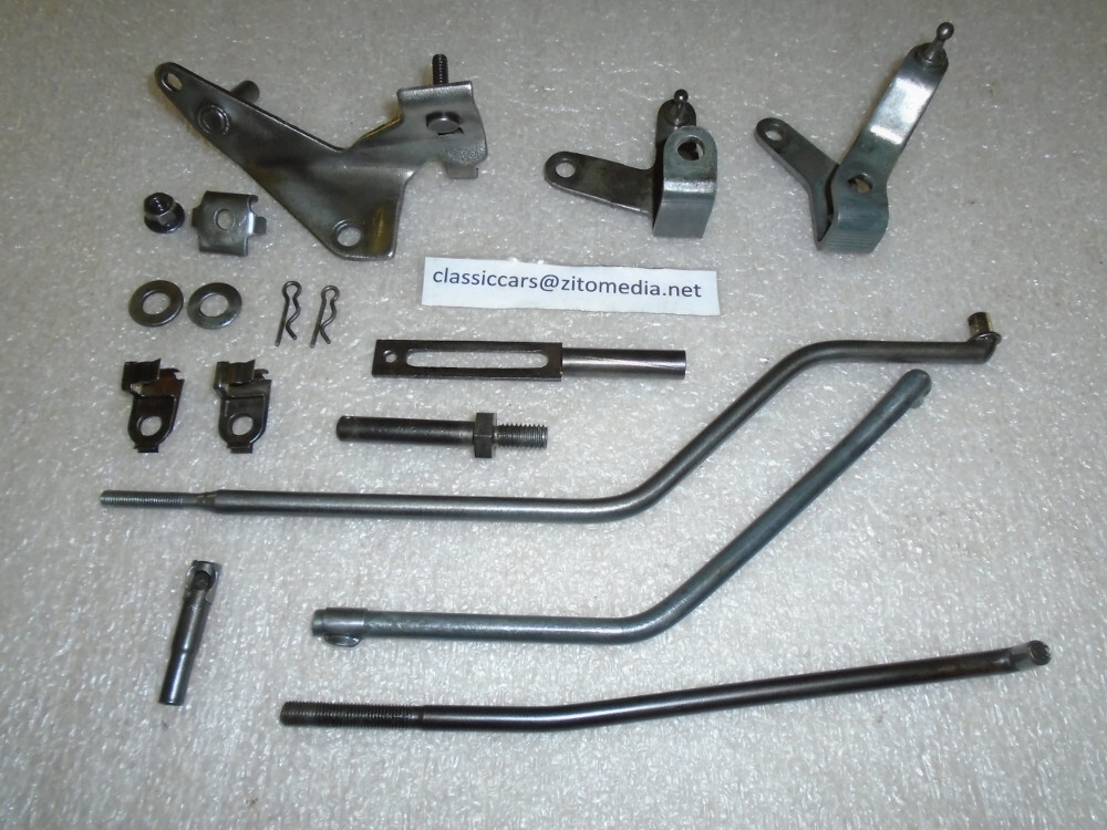 383 4 BARREL 727 AUTO KICKDOWN LINKAGE SET 66 67 CHARGER SATELLITE ...