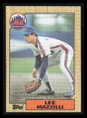 Lee Mazzilli 1987 Topps #198 New York Mets | eBay
