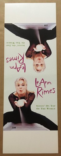 LeANN RIMES Rare 1998 BIG PROMO CARDSTOCK PAPER COUNTER DISPLAY for ...