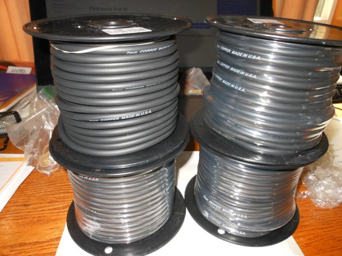 4 ROLL SPECIAL !!! 7MM SPARK PLUG WIRE ~COPPER CORE 100' ROLLS~~ MADE ...