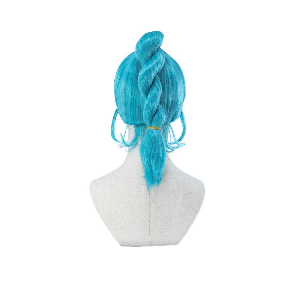 Z Bulma Braid Ponytail Cosplay Party wig | eBay