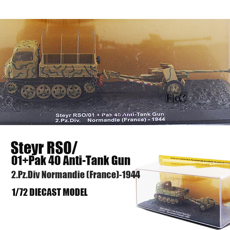 for Steyr for RSO/01+Pak 40 Anti-Tank 2.Pz.Div Normandie France 1/72 ...
