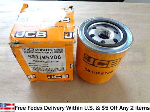 JCB PARTS - GENUINE JCB TRANSMISSION FILTER ( 581/M8564 581/R2034 581 ...