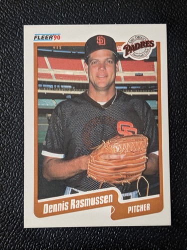 1990 Fleer Baseball - #165 Dennis Rasmussen - San Diego Padres | eBay