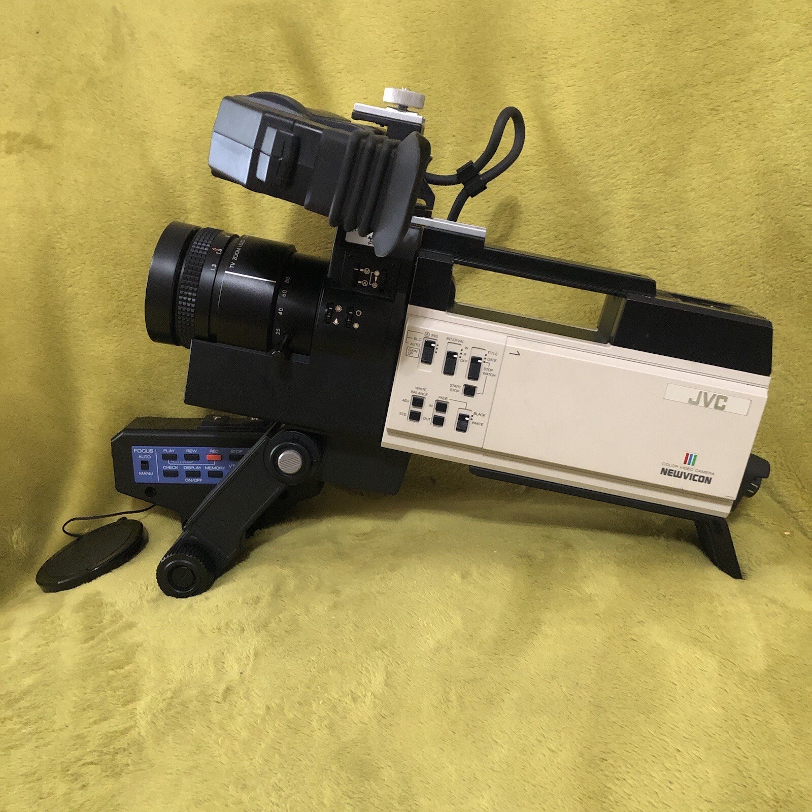 JVC GX-N70U Newvicon Color Video Camera Auto Focus Zoom Lens Viewfinder ...