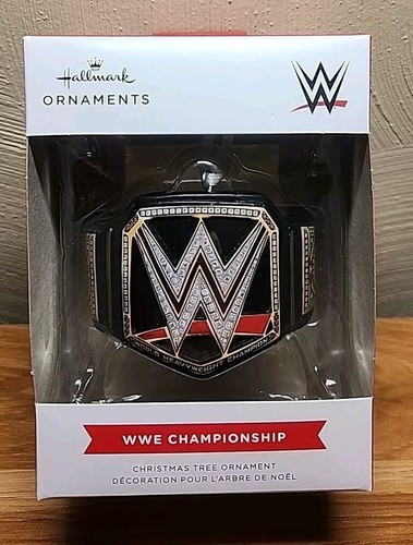 WWE Christmas Hallmark Ornament Championship Belt Wrestling NEW 2024 | eBay