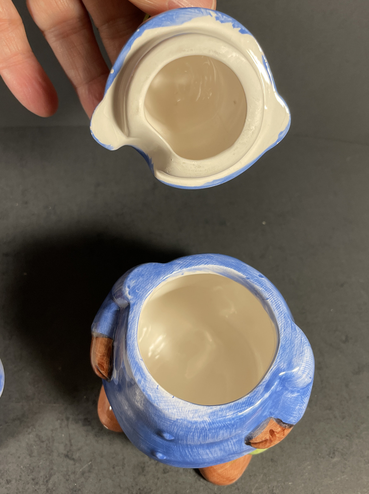 Anthropomorphic Dinosaur Sugar and Creamer set Dinocorn Dragon ...