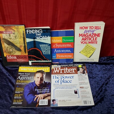 Writers Bundle Wordsmith, 2 Writer's Magazines & 4 Books Excellent Gift ...