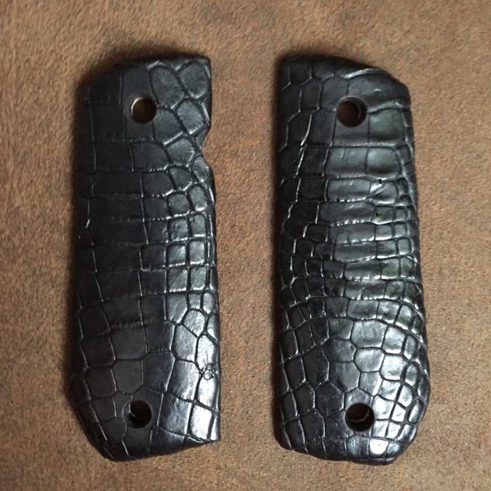 1911 PISTOL GRIPS STINGRAY HIDE, FULL SIZE, BOBTAIL, COMPACT, AMBI-CUT ...