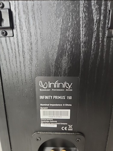 Infinity Primus 150 Black Bookshelf Speaker Very Good Condition | eBay