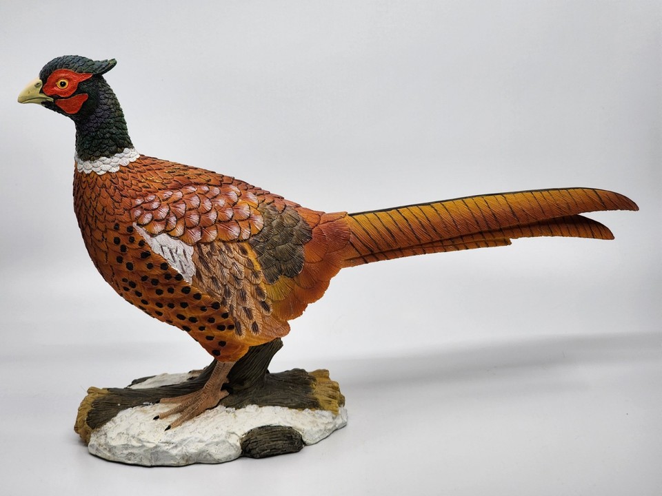Slifka LARGE RING NECKED PHEASANT Resin Statue FIGURINE | eBay