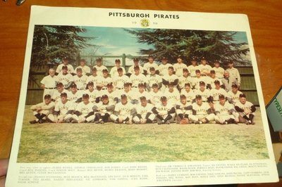 1950 Pittsburgh Pirates Team Photo Picture Danny Murtaugh Ralph Kiner ...
