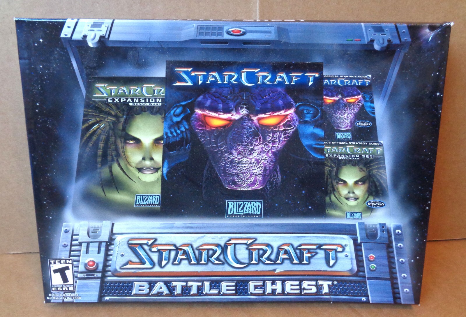 1999 BLIZZARD STARCRAFT BATTLE CHEST WINDOWS BIG BOX PC GAME ~NEW IN ...