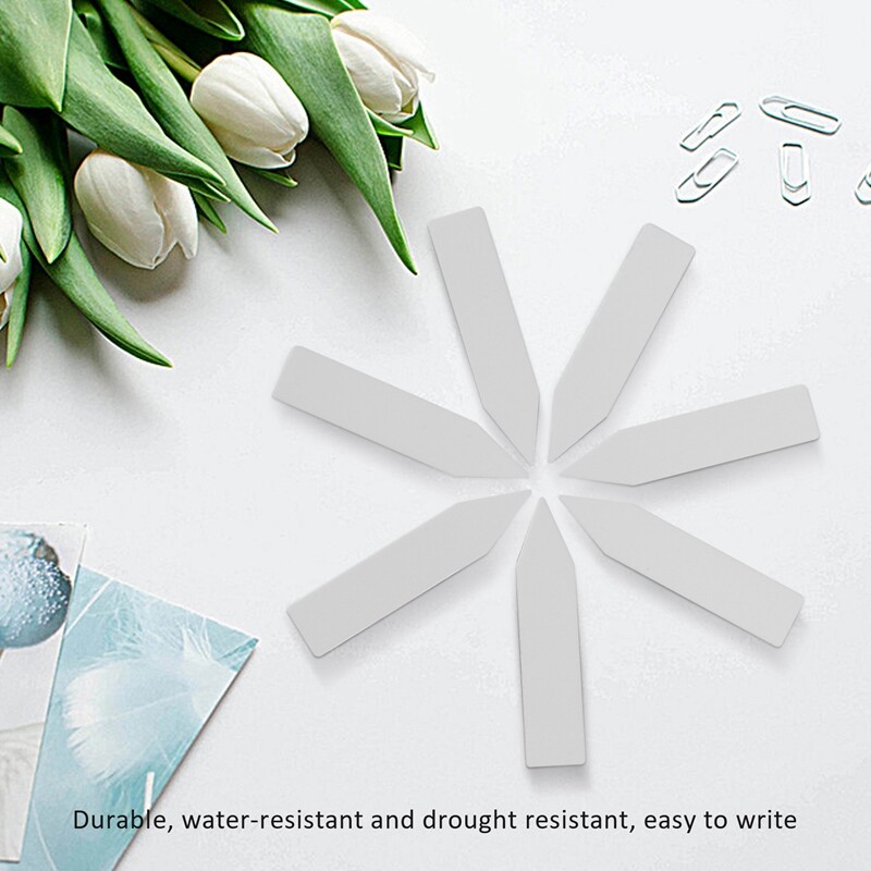 500 Pcs Reusable Pvc Plant Tag Label Tree Fruit Seedling Garden ...
