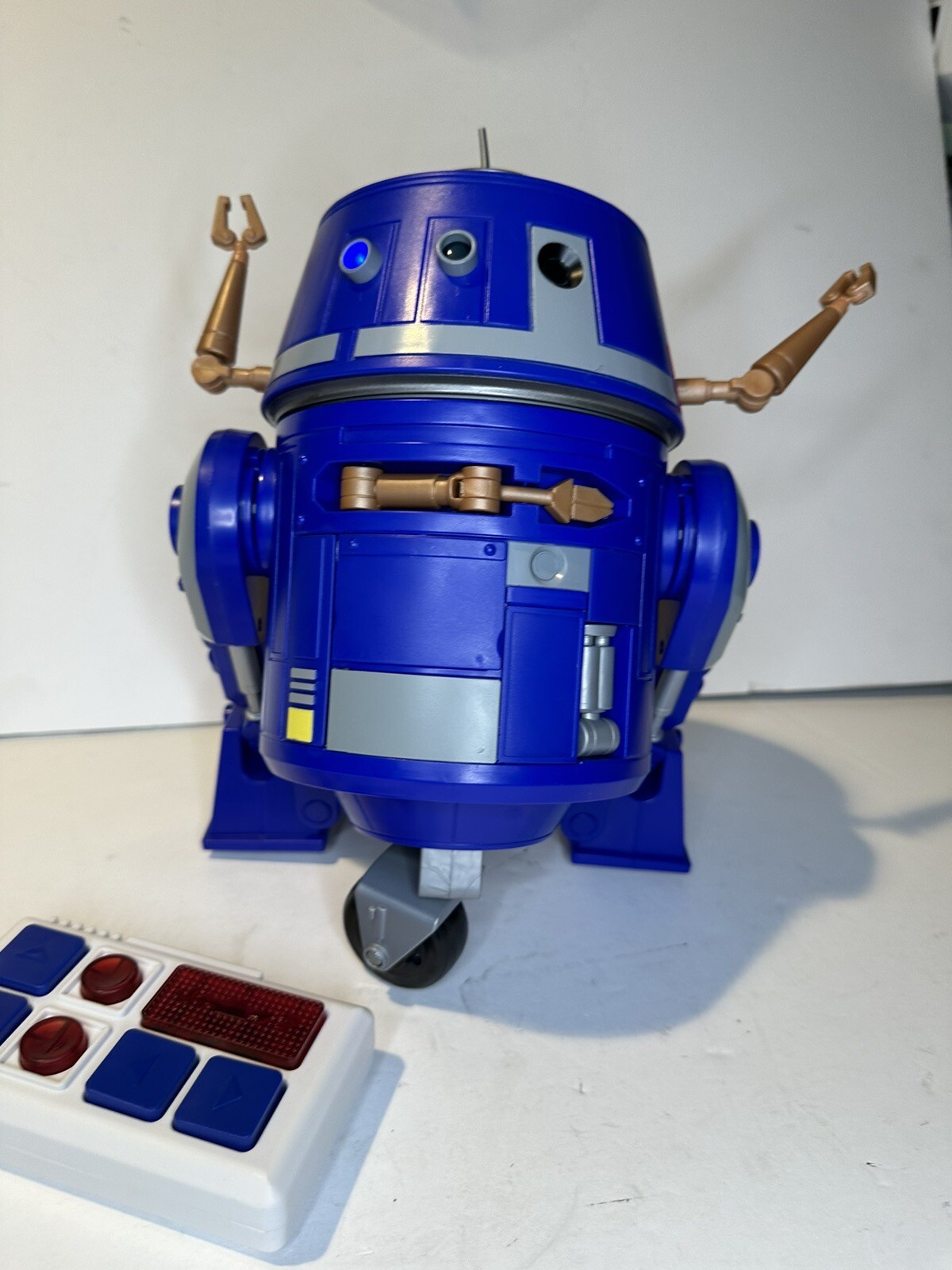 ROBOT Disney Star Wars Chopper Blue Remote Control Droid Depot Copper ...