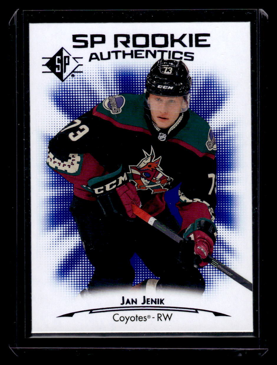 2021 SP Rookie Authentics Blue Jan Jenik #130 Arizona Coyotes | eBay