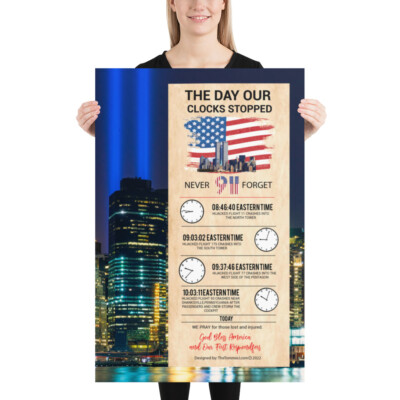 911 Tribute The Day Our Clocks Stopped, September 11 Memorial Day ...