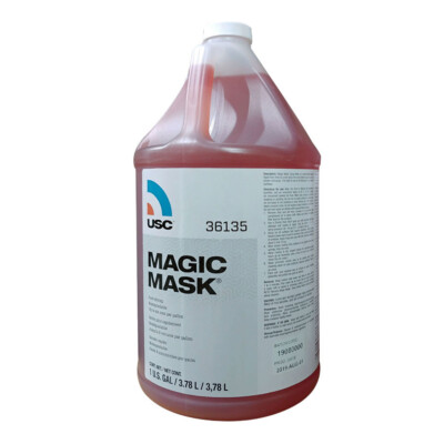 1 Gallon USC Magic Mask Paint Overspray Masking Liquid Spray Protection ...