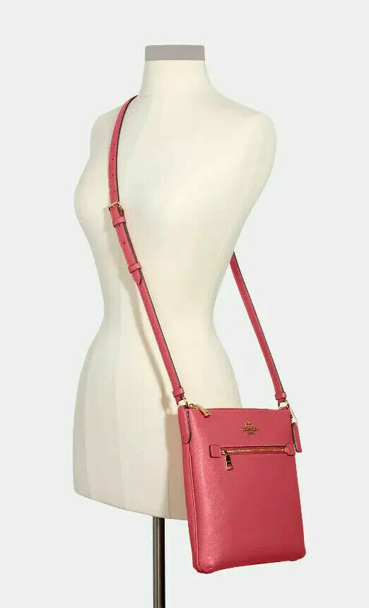 🌟🌷Coach Rowan File Crossbody Bag C1556 In Strawberry Haze ***AUTHENTIC ...
