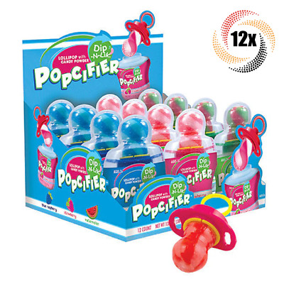 Full Box 12x Pops Koko's Dip N Lik Popcifier Lollipop With Candy Powder ...