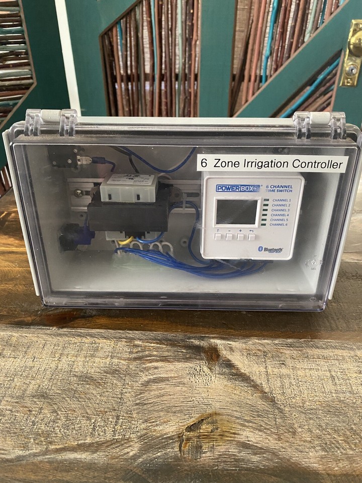 Powerbox 6 Zone Irrigation Controller - BLUETOOTH - App Controlled ...