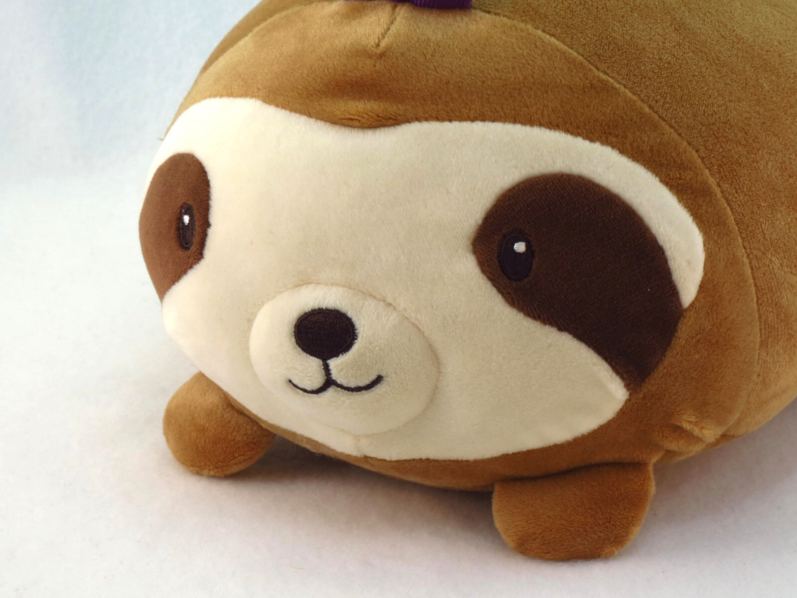 MINISOLife Sloth Plush Purple Hat 28cm Soft Toy Miniso Life Very Soft ...