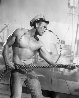 Don Fuller Pulling a Large Rope in the 50s | eBay