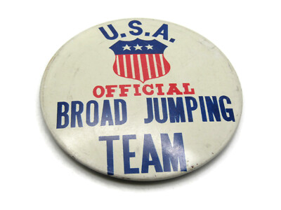 U.S.A Official Broad Jumping Team Lettered Pin | eBay