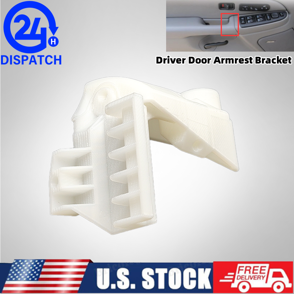 1999-2006 GMC Chevy Suburban Silverado GMT800 Driver Door Armrest Bracket For Front Left | White ...