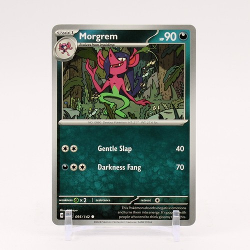 Morgrem - 095/142 Stellar Crown Pokemon - NM/MINT | eBay