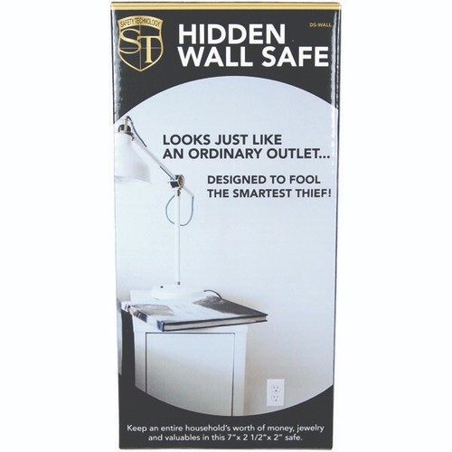 Hidden Wall Safe Outlet Fake Safe Secret Storage Electric Socket ...