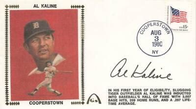 Al Kaline Signed First Day Cover Autograph PSA/DNA AN85480 | eBay
