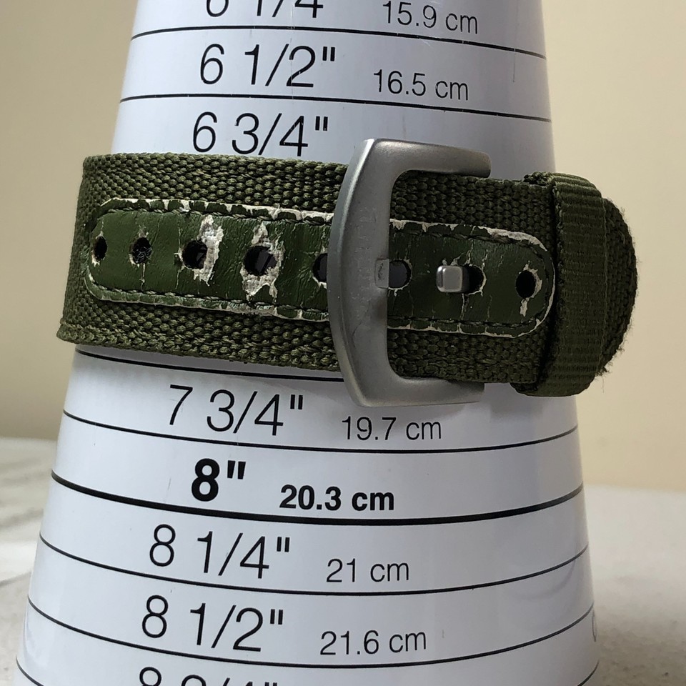Infantry MDC Men Military Date Green Nylon Strap Quartz Analog 40mm ...