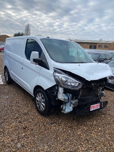 2019 Ford Transit Custom 2.0 EcoBlue 130ps Low Roof Limited Van DAMAGED ...