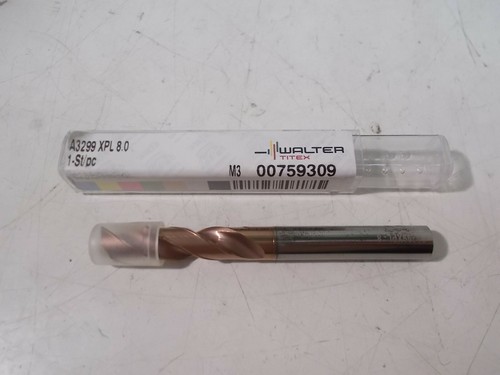 NIB Walter Titex A3299 XPL 8.0 Coolant Thru Drill Bit | eBay