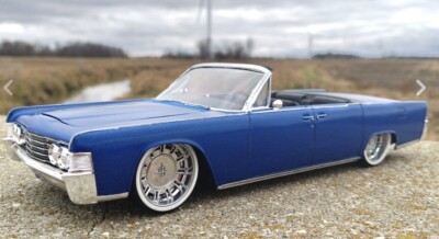 Resin 22-Scale In. Custom Lincoln Restomod Wheels W/ Whitewall Tires, 1 ...