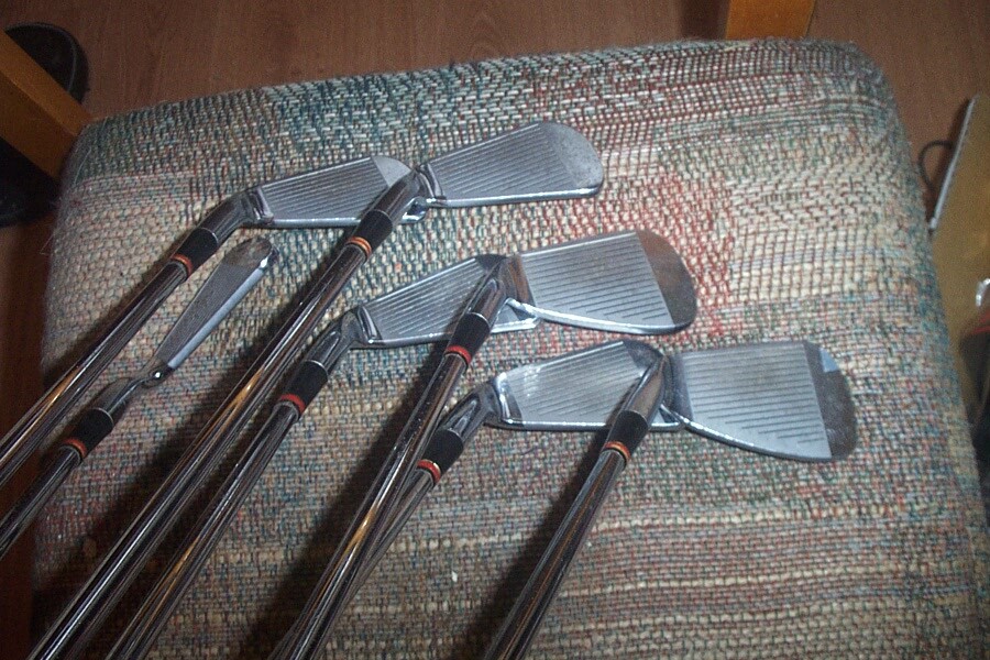 used Ben Hogan Edge Forged GS set of 7 irons 3-8 and wedge steel ...
