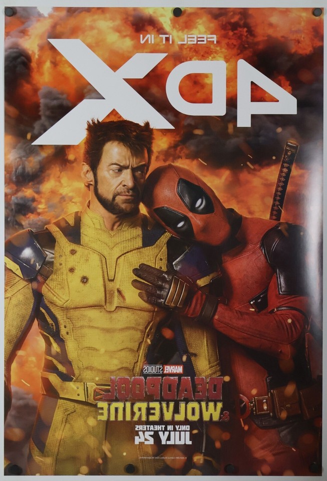 Deadpool & Wolverine DP3 original DS movie poster 27x40 D/S 2024 INTL ...