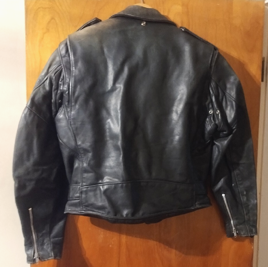 Vintage Schott NYC Perfecto Model 118 Black Motorcycle Jacket sz 42 ...