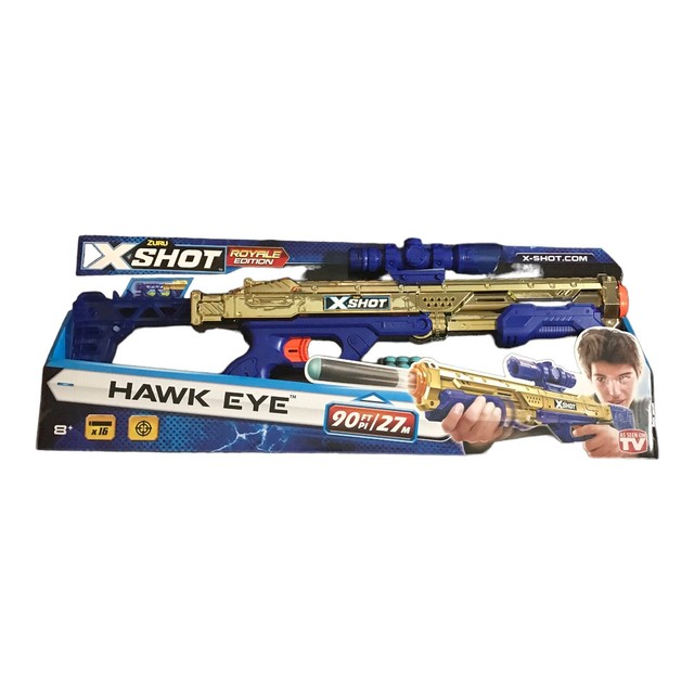 Xshot Zulu Hawk Eye Dart Gun Royals Edition With 16 Darts for sale ...