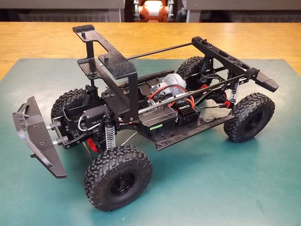 RCDM Body Mount Truss For The Axial Jeep "Mighty" FC Crawler Body SCX10 ...