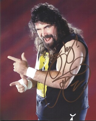 ** PLEASE READ ** M3979 Cactus Jack Autographed Wrestling Photo w/COA ...