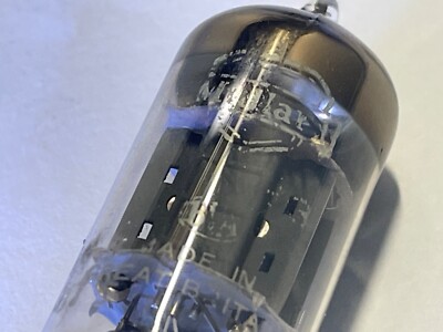 1968 Mullard 12ax7 ecc83 tube BVA logo Blackburn AMPLITREX 100% 100% GM ...